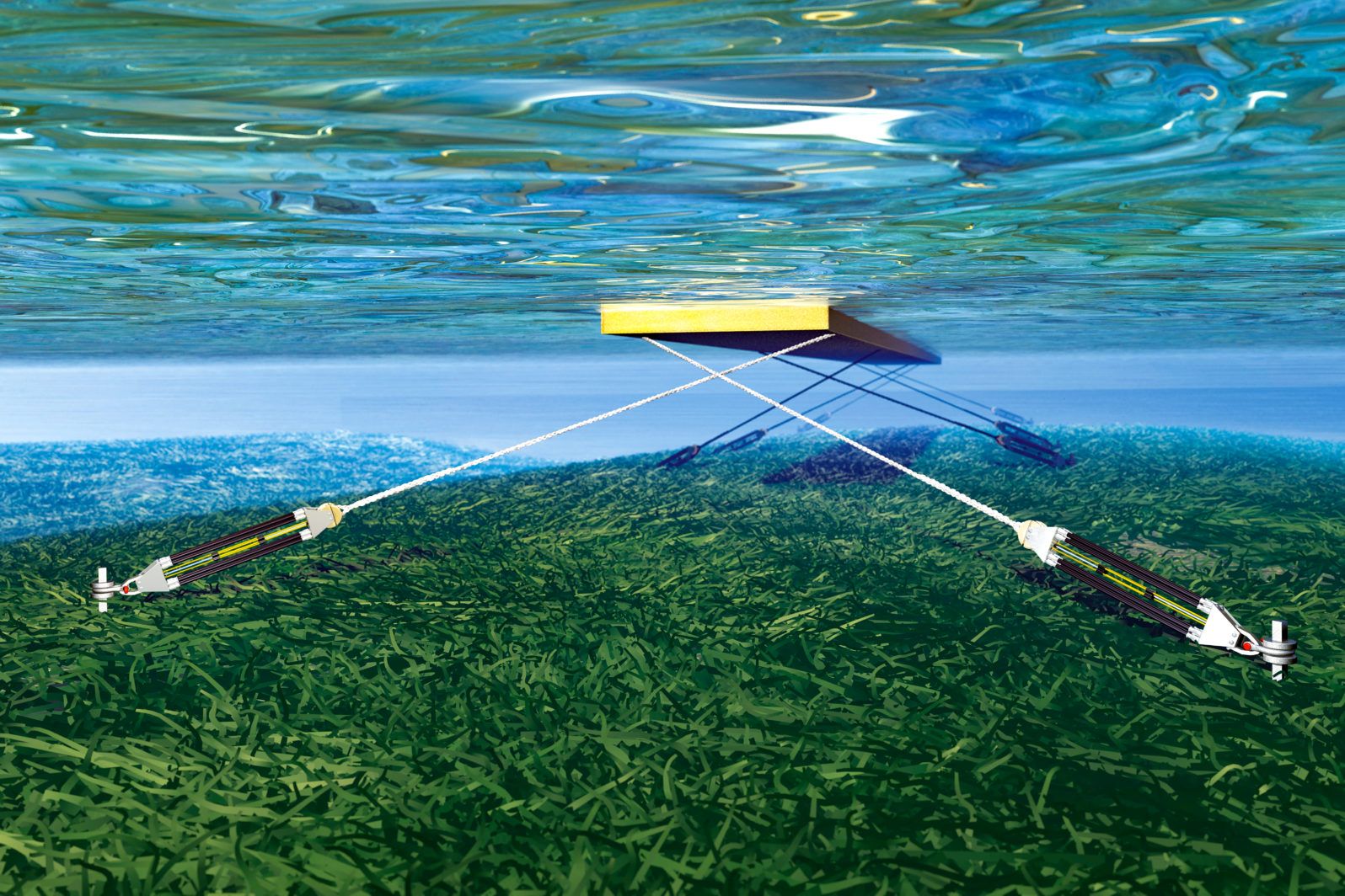 Seaflex - Elastisk förtöjning - Hamnab Sjöentreprenader