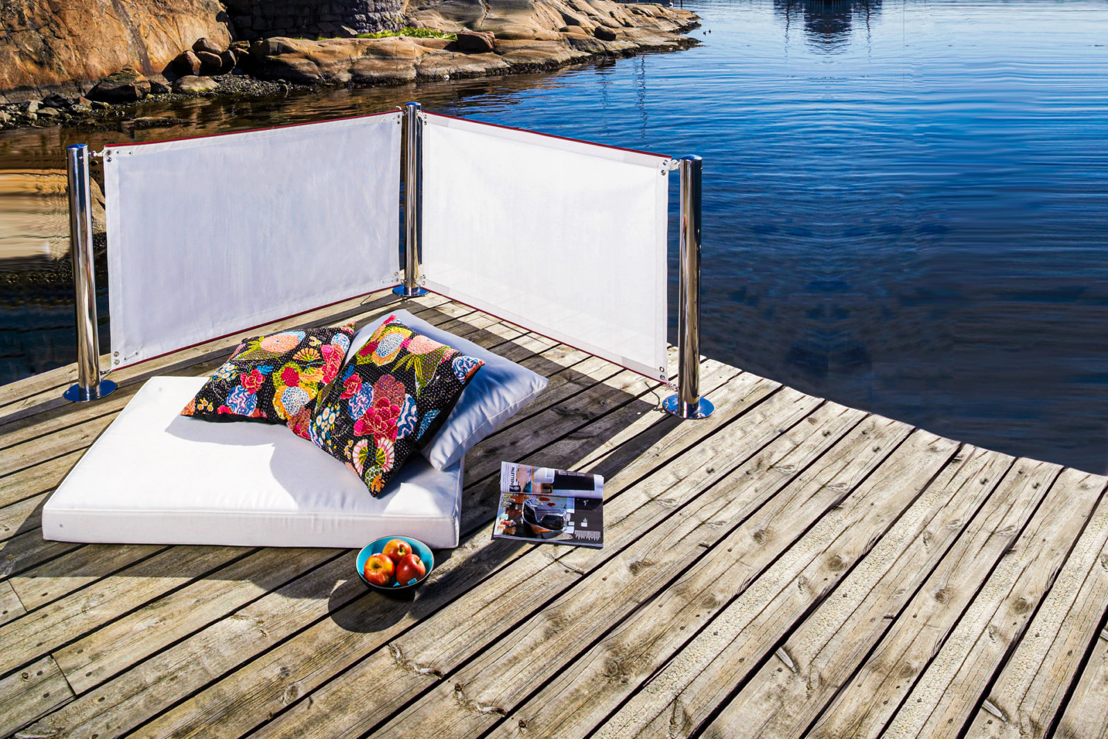 Bryggstolpe/Vindskydd - Hamnab Sjöentreprenader